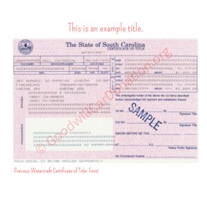 How To Sign Your South Carolina Title For Car Donation