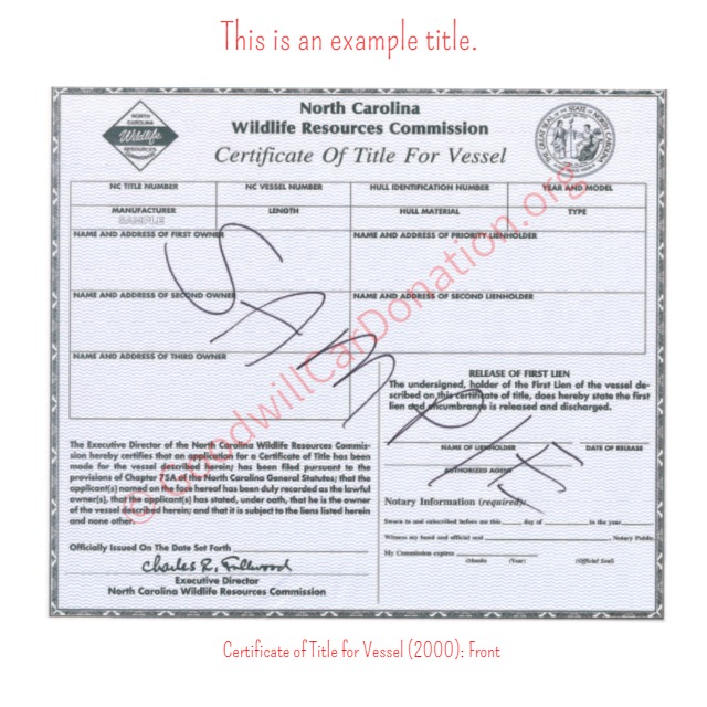 How to Sign Your North Carolina Titles | Goodwill Car Donation How to Sign Your North Carolina Titles | Goodwill Car Donation