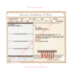 How to Sign Your Georgia Titles | Goodwill Car Donations