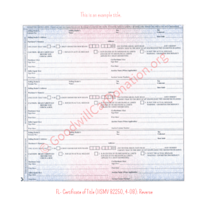 How To Sign Your Florida Title | Goodwill Car Donations