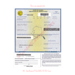 How To Sign Your Alaska Vehicle Title - Goodwill Car Donation