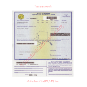 How To Sign Your Alaska Vehicle Title - Goodwill Car Donation
