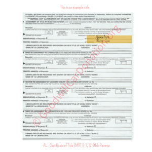 How To Sign Your Alabama Vehicle Title - Goodwill Car Donation