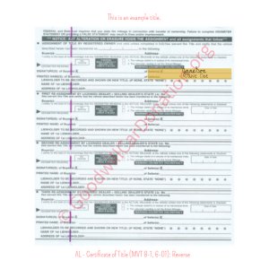 How To Sign Your Alabama Vehicle Title - Goodwill Car Donation