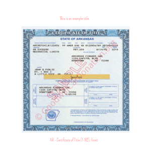 How To Sign Your Arkansas Vehicle Title - Goodwill Car Donation