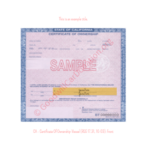 How To Sign Your California Vehicle Title - Goodwill Car Donation