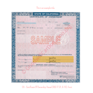How To Sign Your California Vehicle Title - Goodwill Car Donation