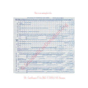 How To Sign Your California Vehicle Title - Goodwill Car Donation