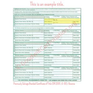 How To Sign Your Colorado Title For Vehicle Donation