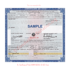 How To Sign Your Florida Vehicle Title | Goodwill Car Donations