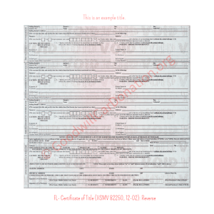 How To Sign Your Florida Vehicle Title | Goodwill Car Donations