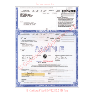 How To Sign Your Florida Vehicle Title | Goodwill Car Donations