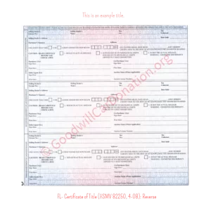 How To Sign Your Florida Vehicle Title | Goodwill Car Donations