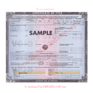 How To Sign Your Florida Vehicle Title | Goodwill Car Donations