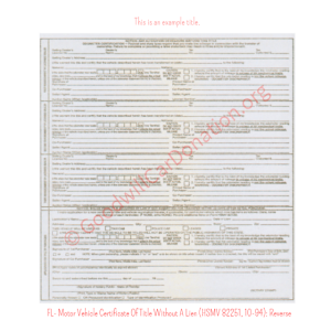 How To Sign Your Florida Vehicle Title | Goodwill Car Donations