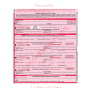 How to Sign Your Georgia Titles | Goodwill Car Donations