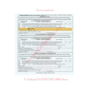 How To Sign Your Iowa Vehicle Title - Goodwill Car Donation