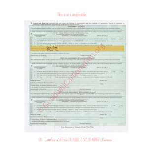 How To Sign Your Iowa Vehicle Title - Goodwill Car Donation