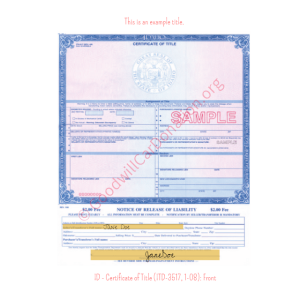 How To Sign Your Idaho Vehicle Title - Goodwill Car Donation