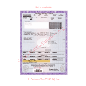 How To Sign Your Illinois Vehicle Title - Goodwill Car Donation
