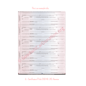 How To Sign Your Illinois Vehicle Title - Goodwill Car Donation