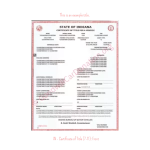 How To Sign Your Indiana Title - Goodwill Car Donation