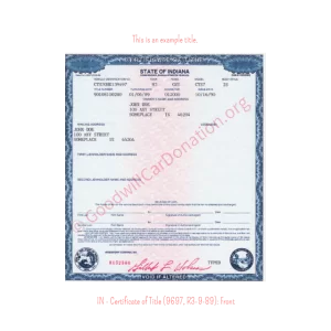 How To Sign Your Indiana Title - Goodwill Car Donation