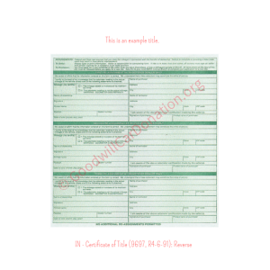 How To Sign Your Indiana Title - Goodwill Car Donation