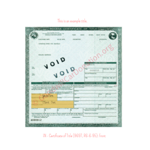 How To Sign Your Indiana Title - Goodwill Car Donation