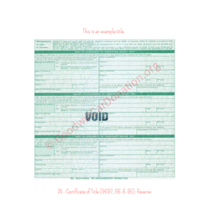 How To Sign Your Indiana Title - Goodwill Car Donation