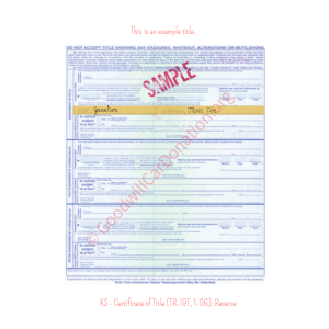 How To Sign Your Kansas Vehicle Title - Goodwill Car Donation
