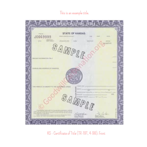 How To Sign Your Kansas Vehicle Title - Goodwill Car Donation