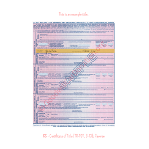 How To Sign Your Kansas Vehicle Title - Goodwill Car Donation