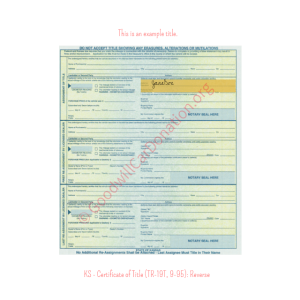 How To Sign Your Kansas Vehicle Title - Goodwill Car Donation