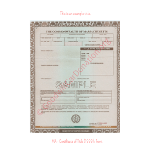 How To Sign Your Massachusetts Title - Goodwill Car Donation