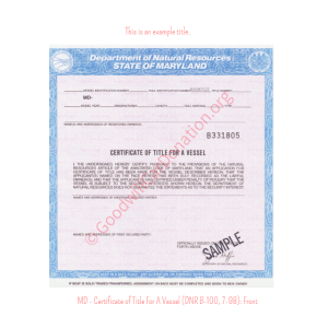 How to Sign Your Maryland Vehicle Title - Goodwill Car Donation