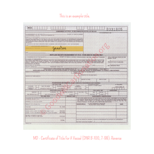 How to Sign Your Maryland Vehicle Title - Goodwill Car Donation