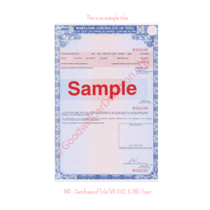 How to Sign Your Maryland Vehicle Title - Goodwill Car Donation