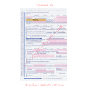 How to Sign Your Maryland Vehicle Title - Goodwill Car Donation