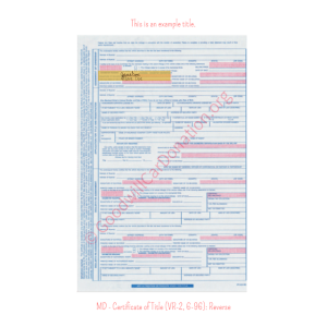 How to Sign Your Maryland Vehicle Title - Goodwill Car Donation