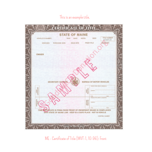 How To Sign Your Maine Vehicle Title - Goodwill Car Donation