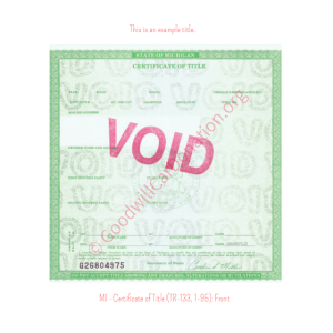 How To Sign Your Michigan Vehicle Title - Goodwill Car Donation