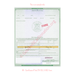 How To Sign Your Michigan Vehicle Title - Goodwill Car Donation