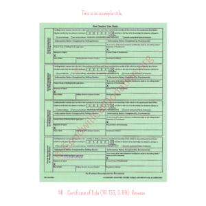 How To Sign Your Michigan Vehicle Title - Goodwill Car Donation