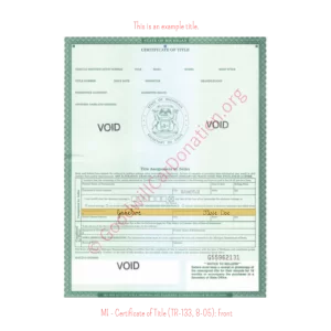 How To Sign Your Michigan Vehicle Title - Goodwill Car Donation