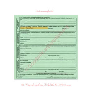 How To Sign Your Michigan Vehicle Title - Goodwill Car Donation