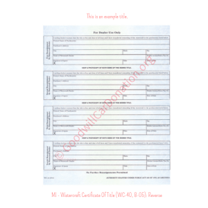 How To Sign Your Michigan Vehicle Title - Goodwill Car Donation