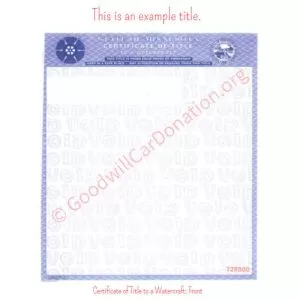 How To Sign Your Minnesota Titles | Goodwill Car Donations