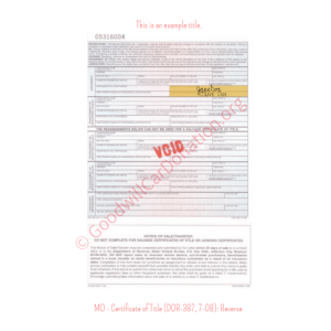 How To Sign Your Missouri Vehicle Title - Goodwill Car Donation