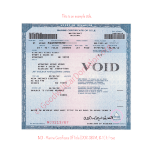 How To Sign Your Missouri Vehicle Title - Goodwill Car Donation